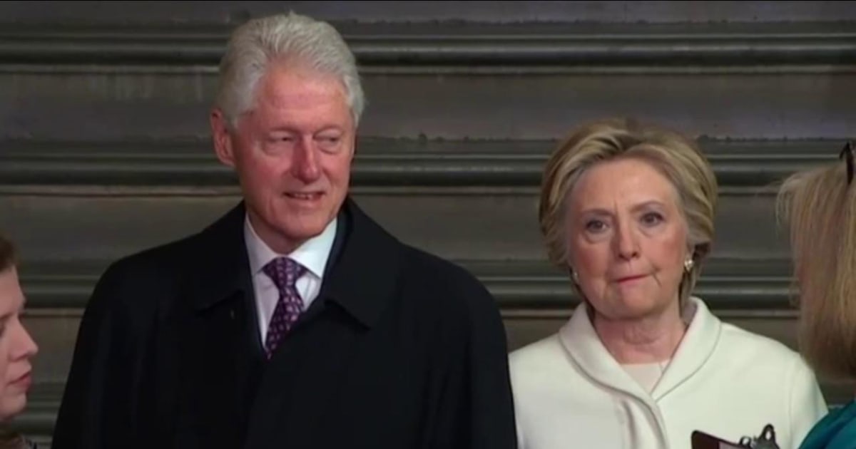 Hillary Clinton Attends Inauguration of Donald Trump