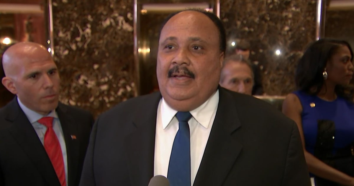 Martin Luther King III Visits Trump at Trump Tower