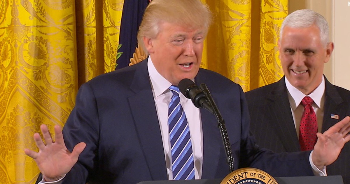 Trump at Staff Swearing-In: ‘We Will Prove Worthy of This Moment in ...