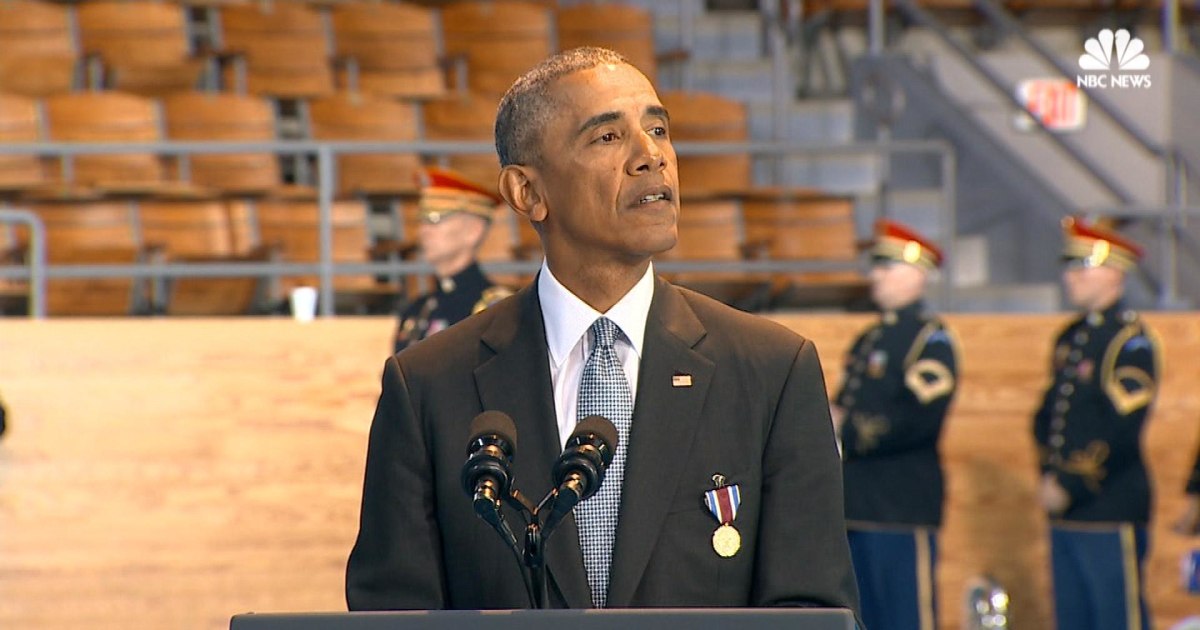 Obama Praises Armed Forces at Farewell Ceremony: 'It Has Been a Privilege'