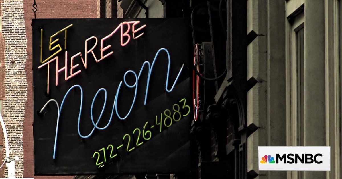 How neon sign shops and the art of neon lights were revived