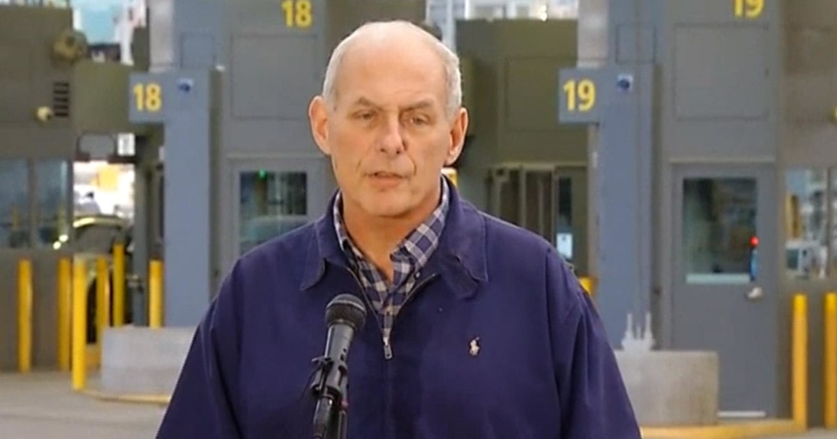 Homeland Security Secretary Kelly Visits Southern Border