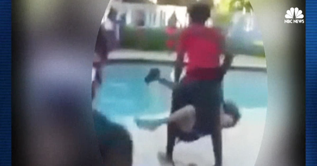 Video Shows Teen Throwing Woman Into Water at Pool Party