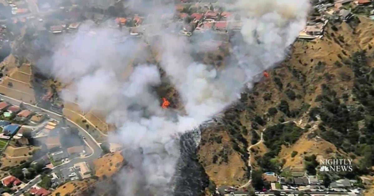 Mandatory Evacuations After Wildfire Breaks Out In California