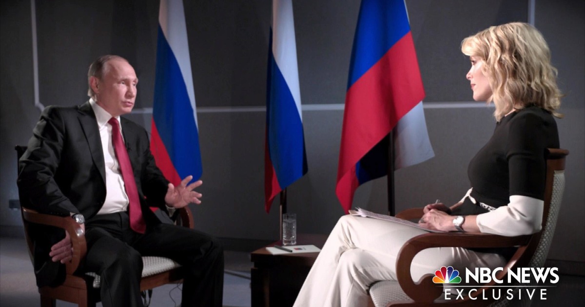 ‘Hackers Can Be Everywhere': Putin Tells Megyn Kelly in One-on-One ...