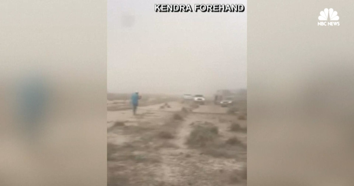 Freak Dust Storm Causes Massive Pile-up
