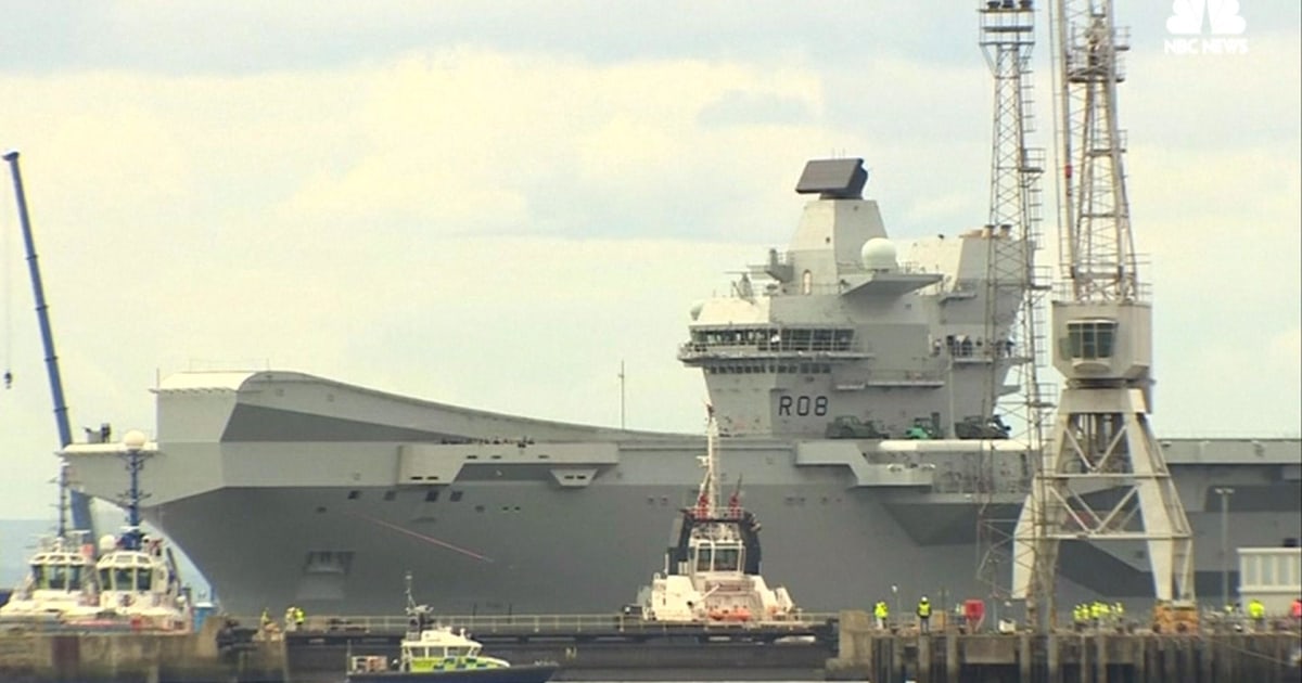 Britain's Largest Warship Sets Sail