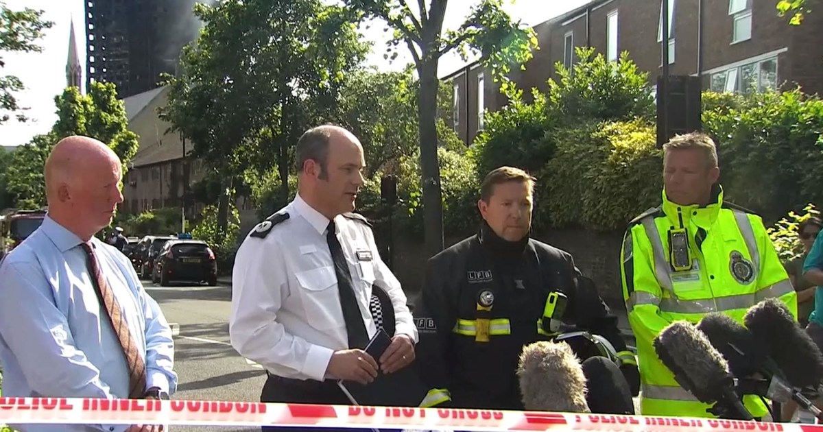 London apartment tower fire: 12 confirmed dead, say police