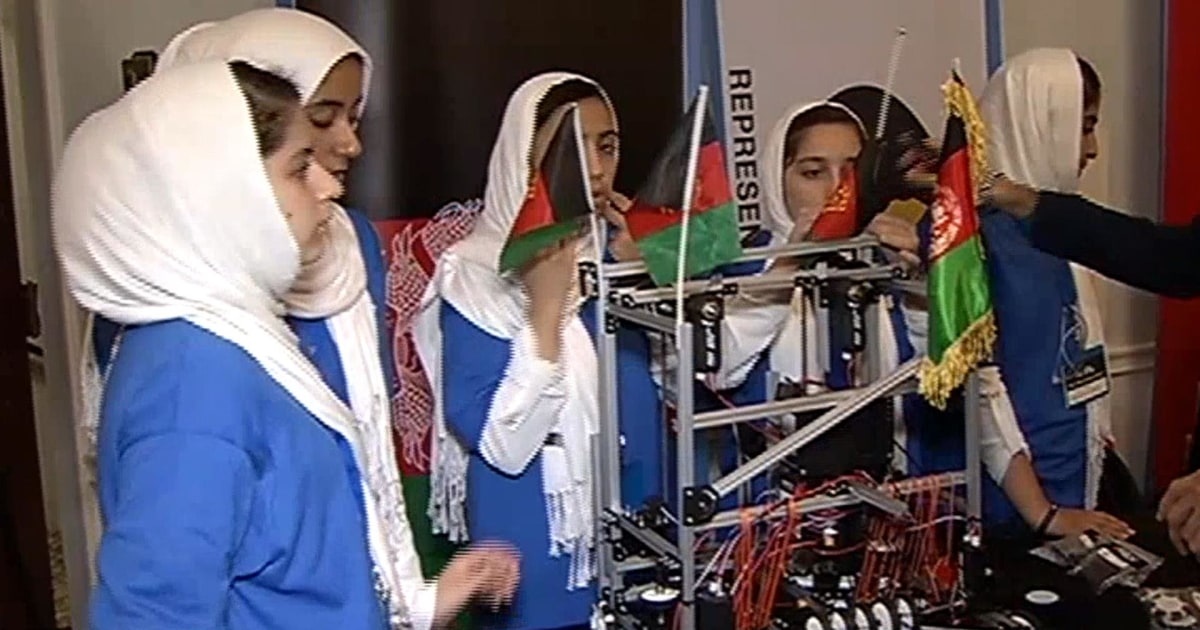 Afghan Girls Team Competes in Robotics Competition