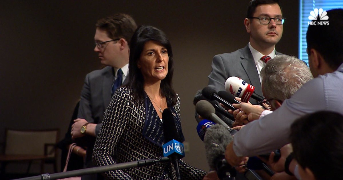 Haley on North Korea’s Latest Missile Launch: ‘Enough is Enough’