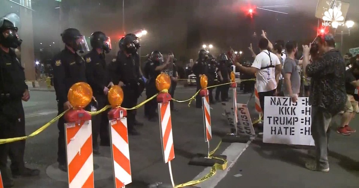 Phoenix Police, Protesters Clash After Trump Rally