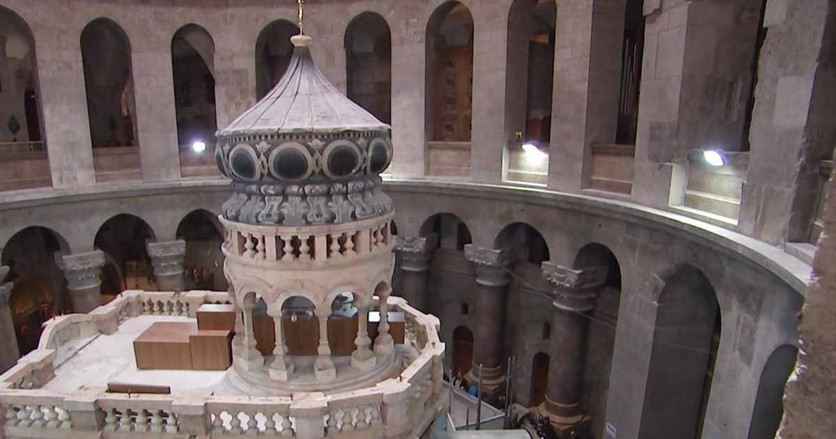 Renovation of the Edicule, the burial site of Jesus, has just been ...