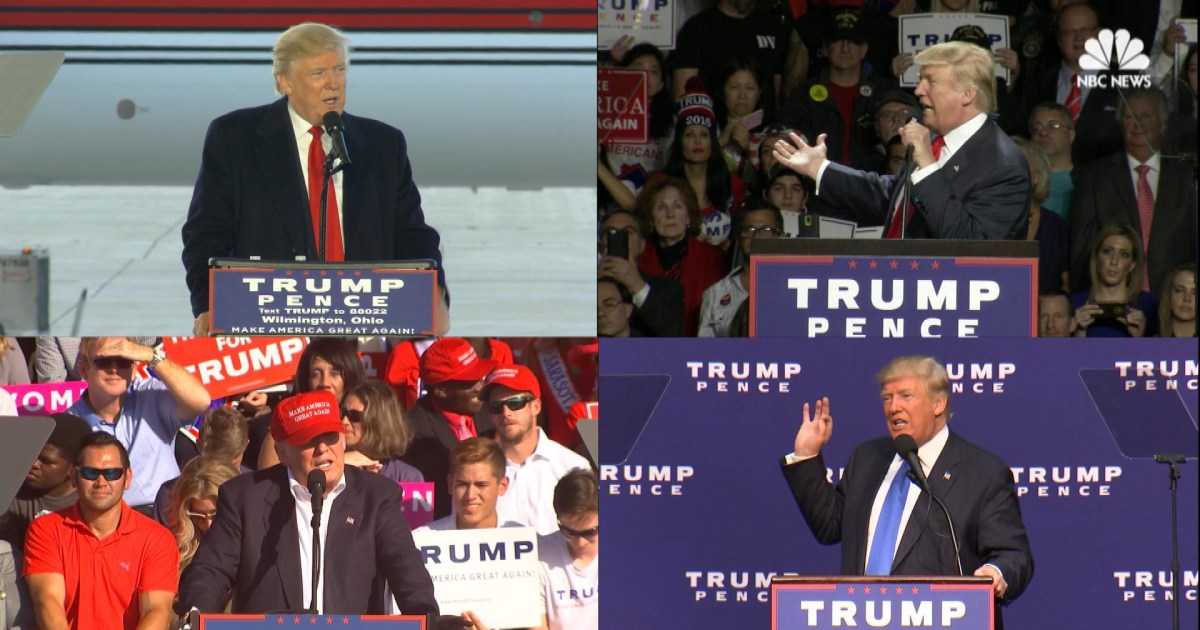 Watch Trump's Mentions of WikiLeaks in Days Leading Up to Election