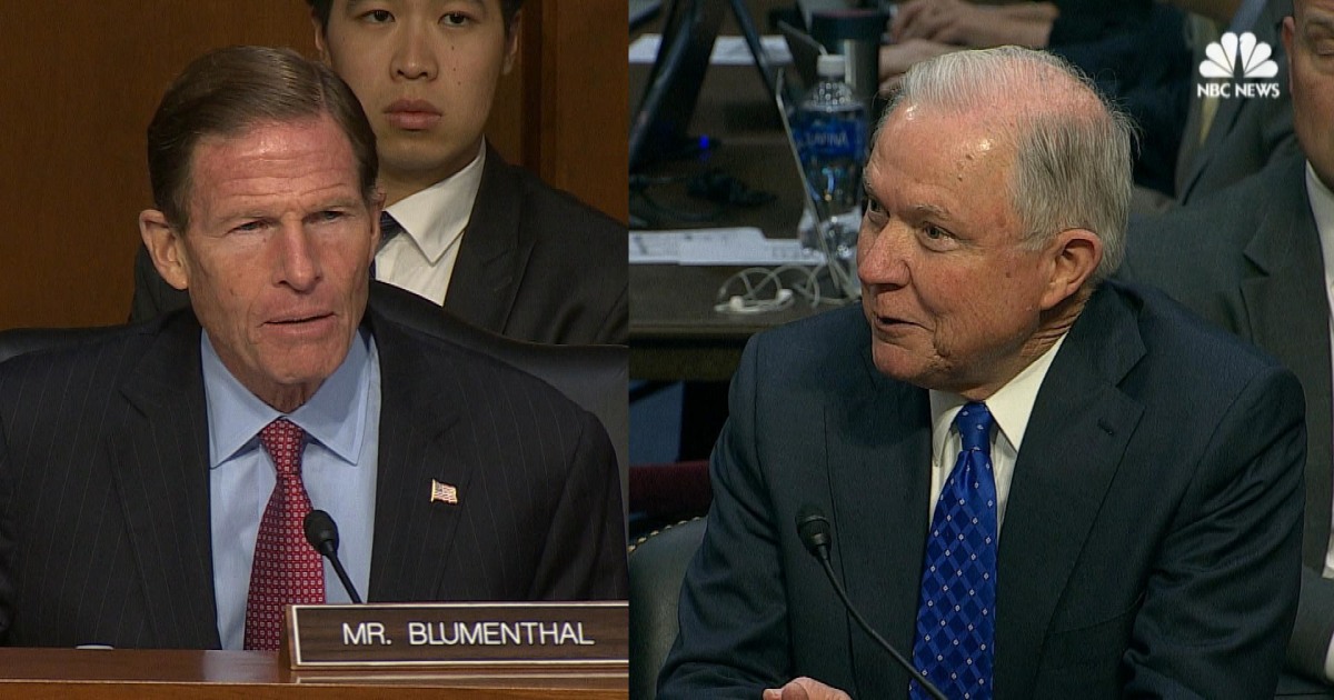 Watch Sessions Act Coy With Senate on Special Counsel Questions