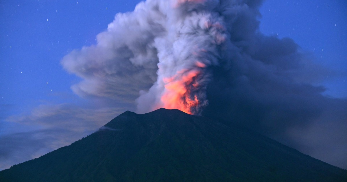 A volcano in Bali could erupt at any moment