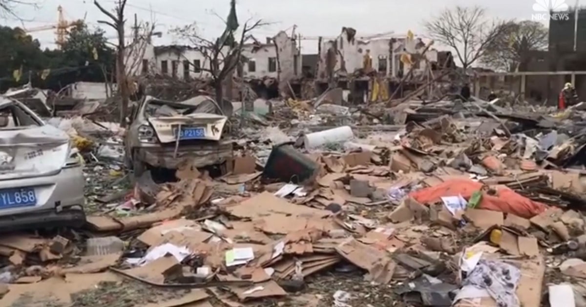 China factory explosions kills at least two