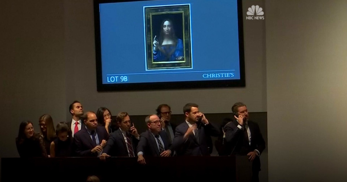 Da Vinci painting sells for record $450 million