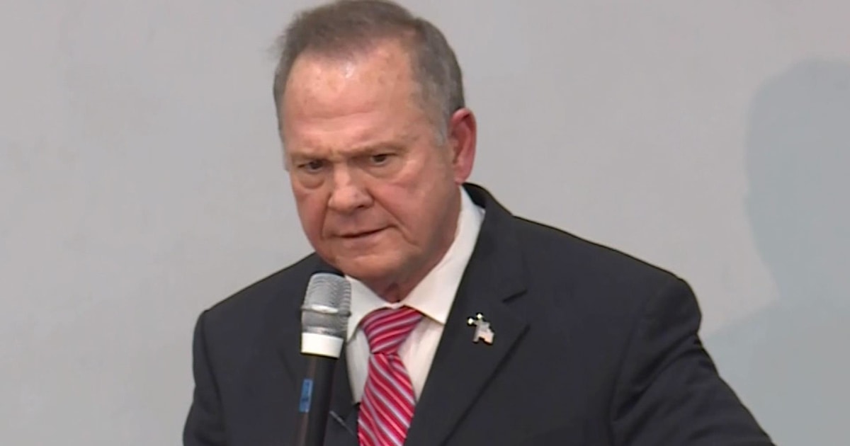 Roy Moore Says He's Being 'Harassed' by Media