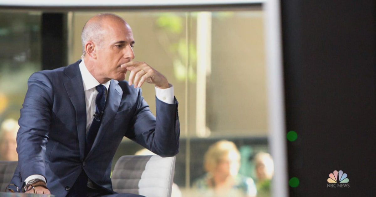 NBC News fires Matt Lauer after sexual misconduct review