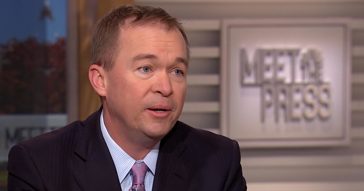 Full Mulvaney Interview: 'Confident' tax bill will lead to economic growth