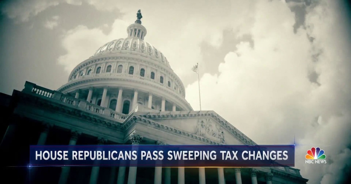 House passes $1.4 trillion tax bill