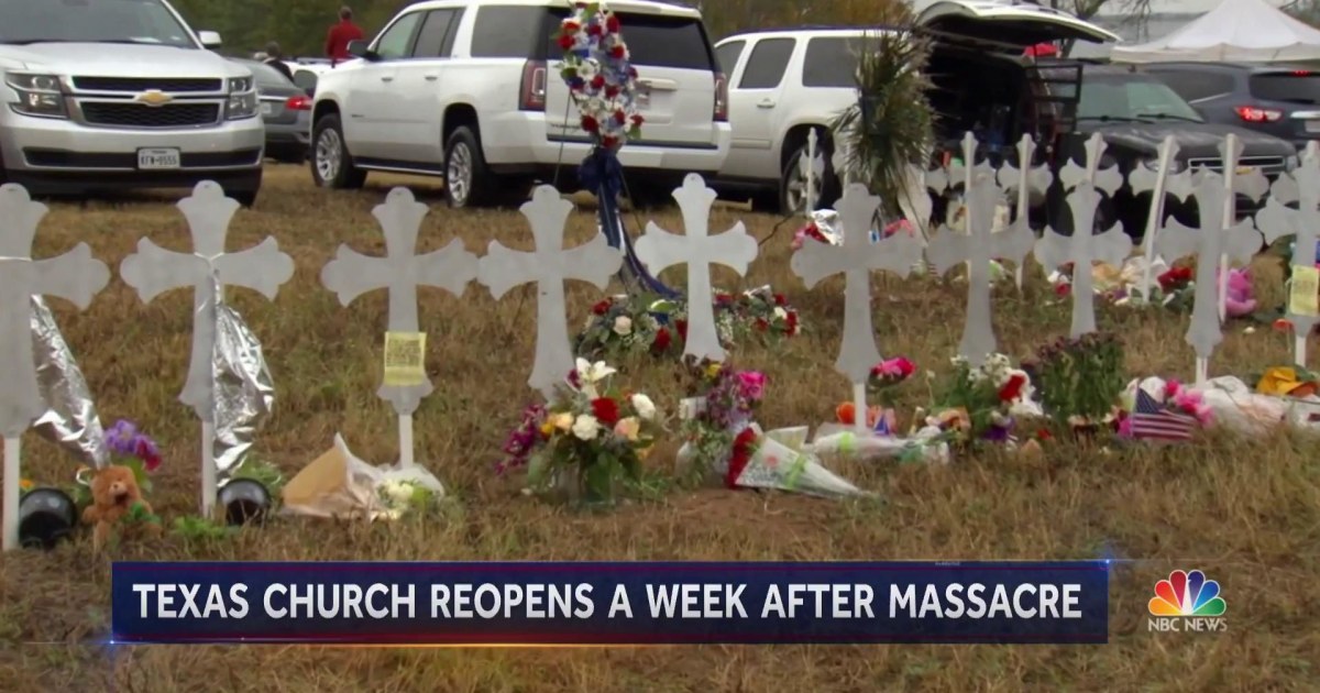 Texas Church Reopens One Week After Massacre
