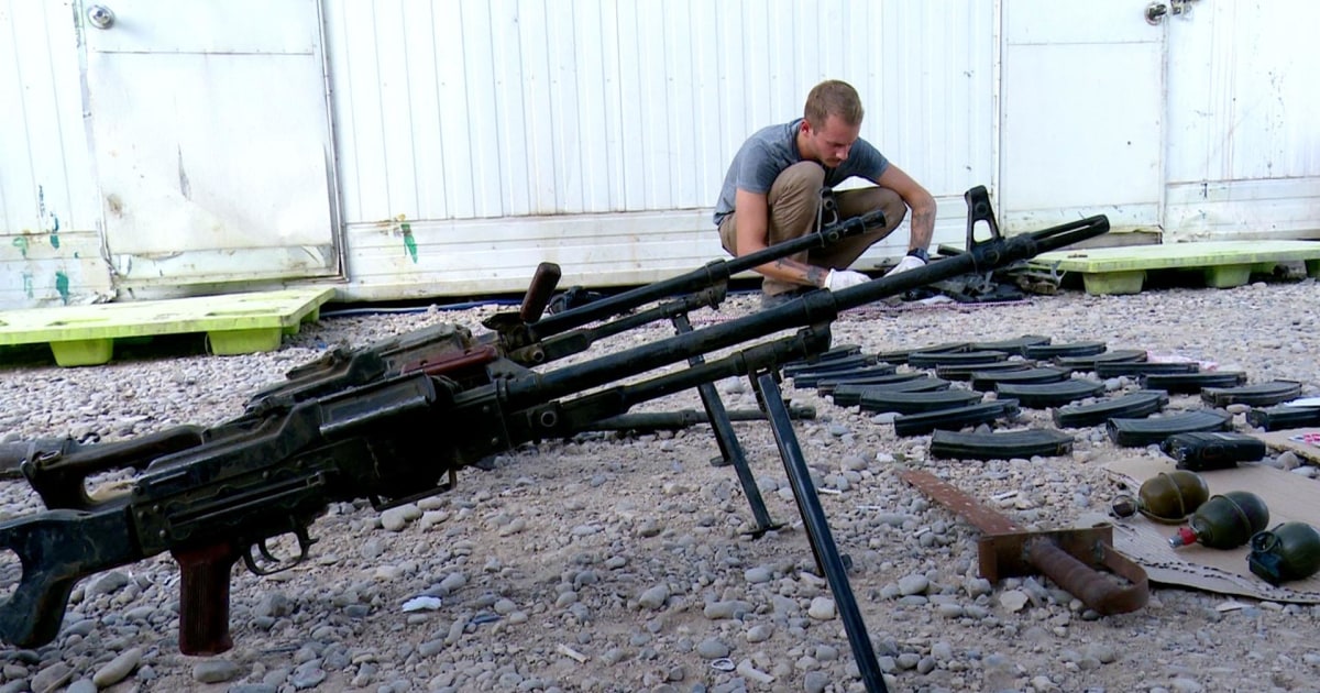 Battlefield researchers uncover ISIS arsenal and weapons factory in Iraq