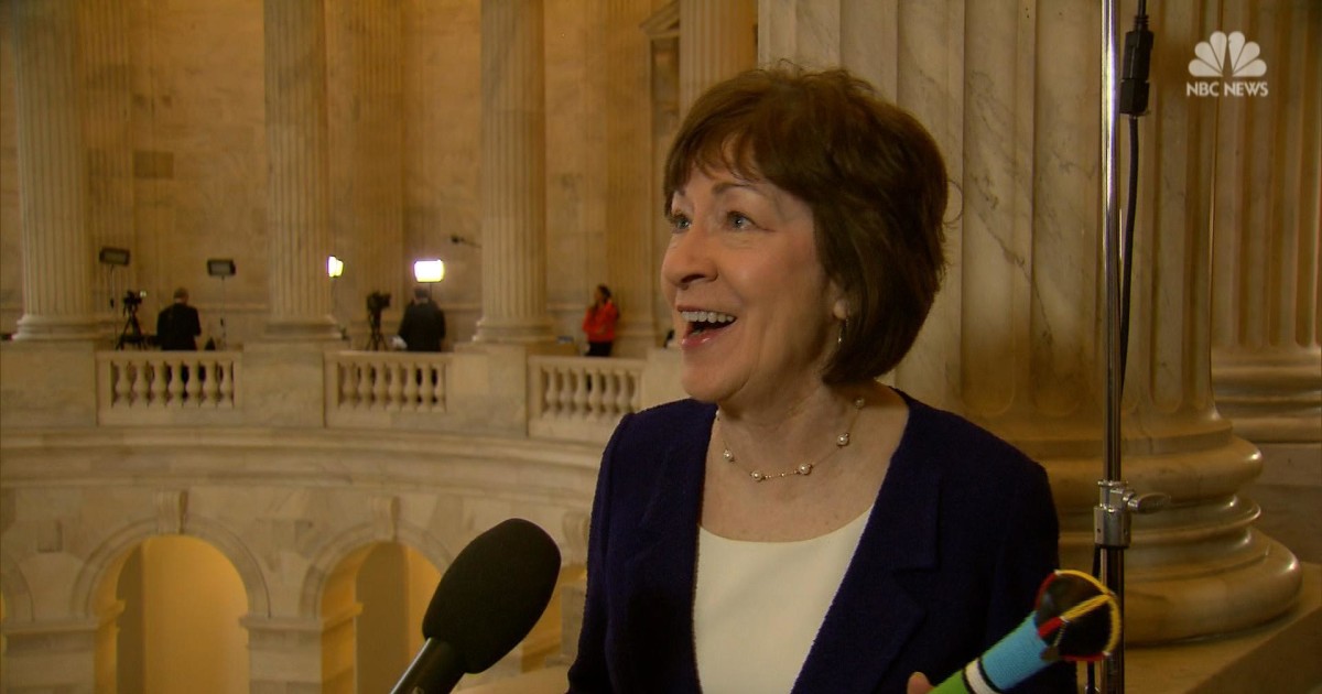 Senator Collins used a talking stick during budget negotiations