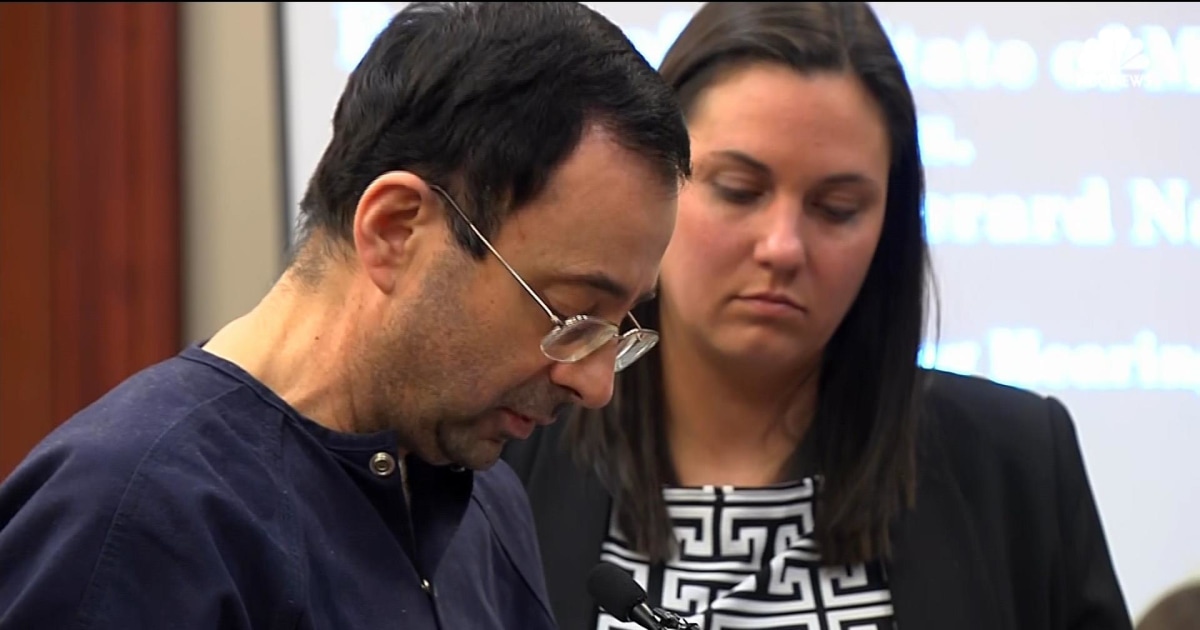 Former gymnastics doctor Larry Nassar gives final statement