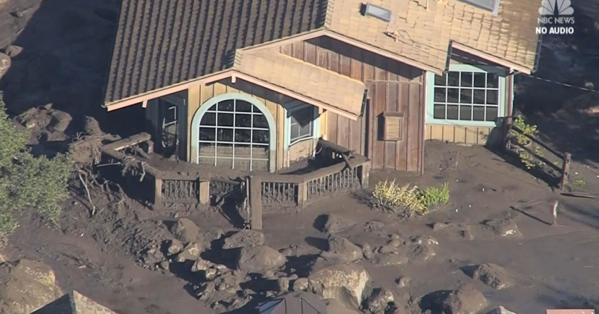 Aerials show Montecito devastation after California mudslides