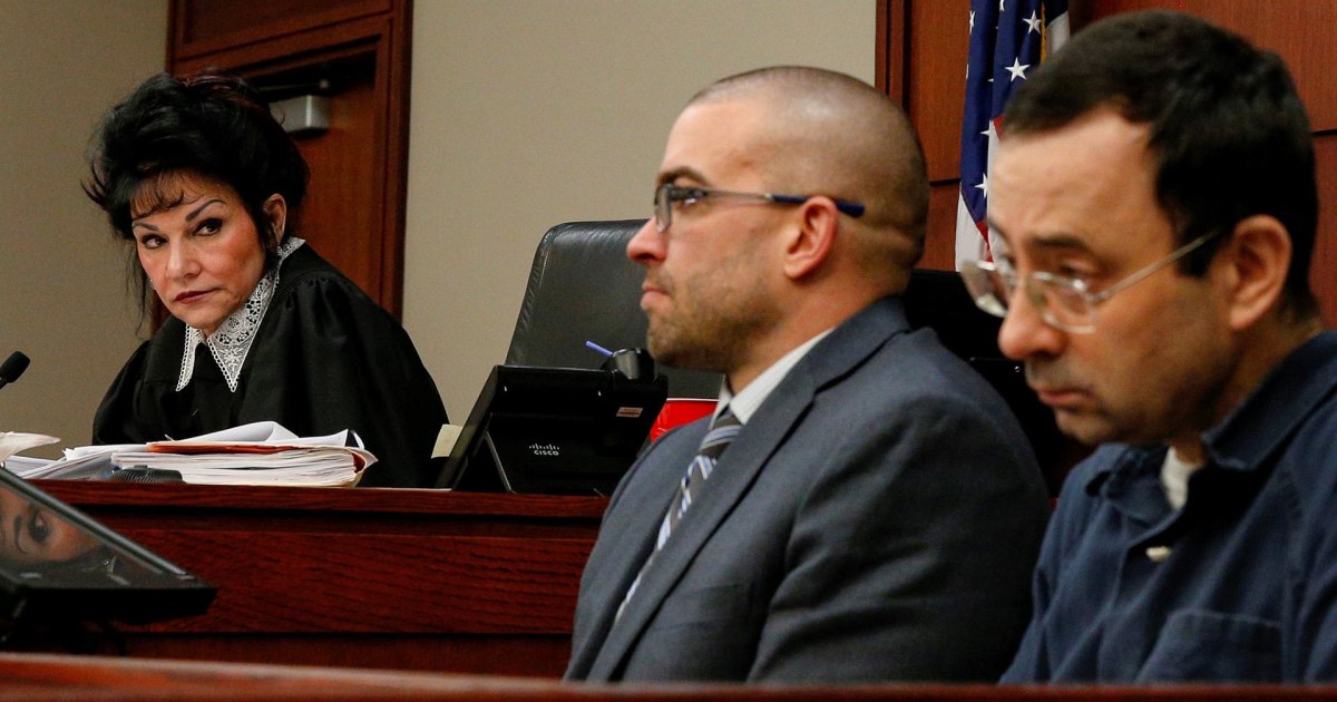 ‘Your words will haunt him,’ judge tells victims during Nassar sentencing