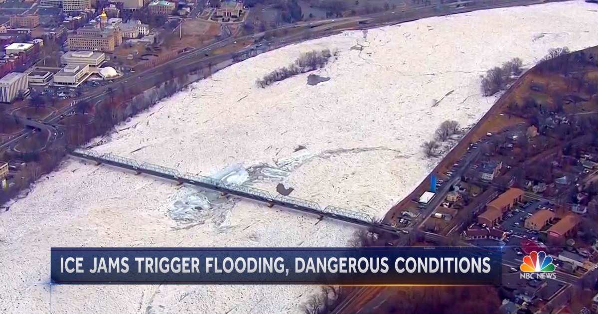 Ice jams trigger flooding, dangerous conditions