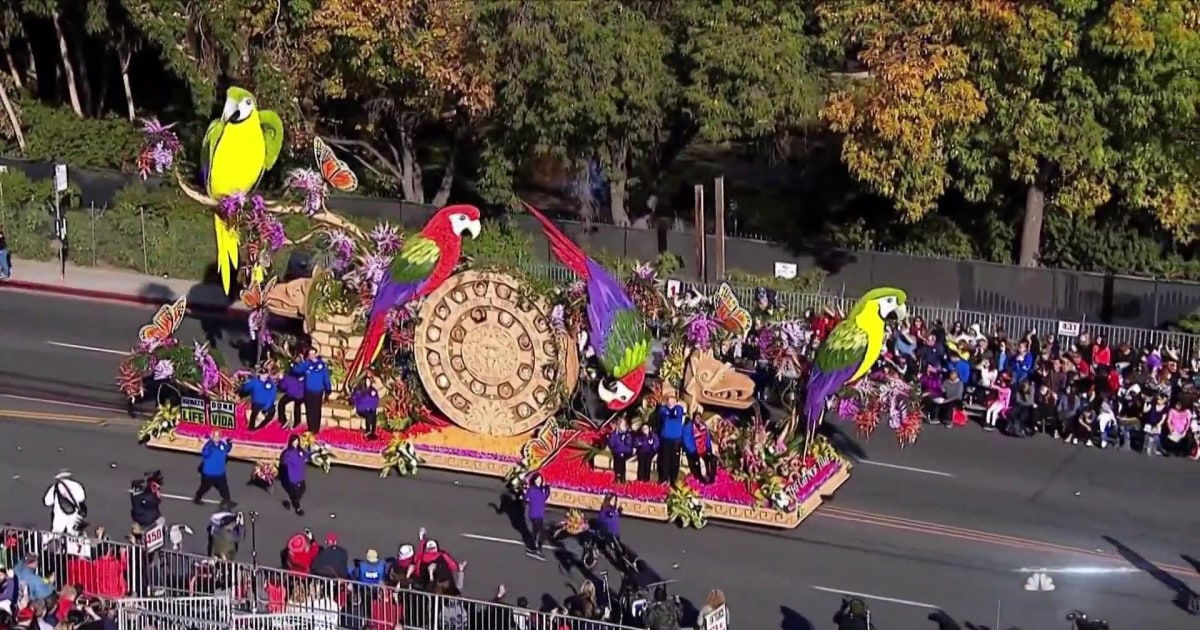 Organ donors honored in Rose Parade float