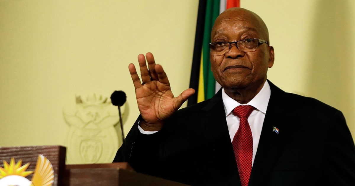 Jacob Zuma resigns as president of South Africa