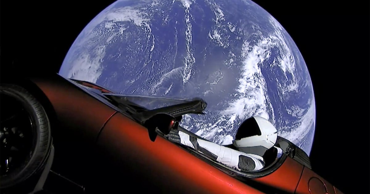 SpaceX launches Tesla into space, first car to orbit the sun