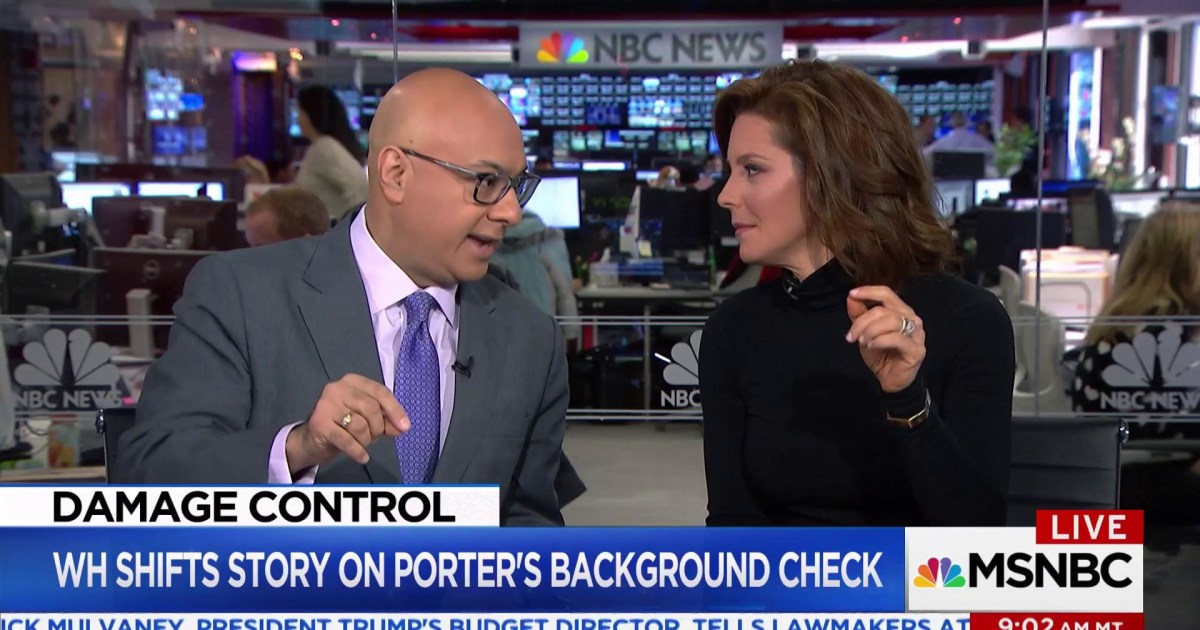 Timeline of White House knowledge of Rob Porter allegations