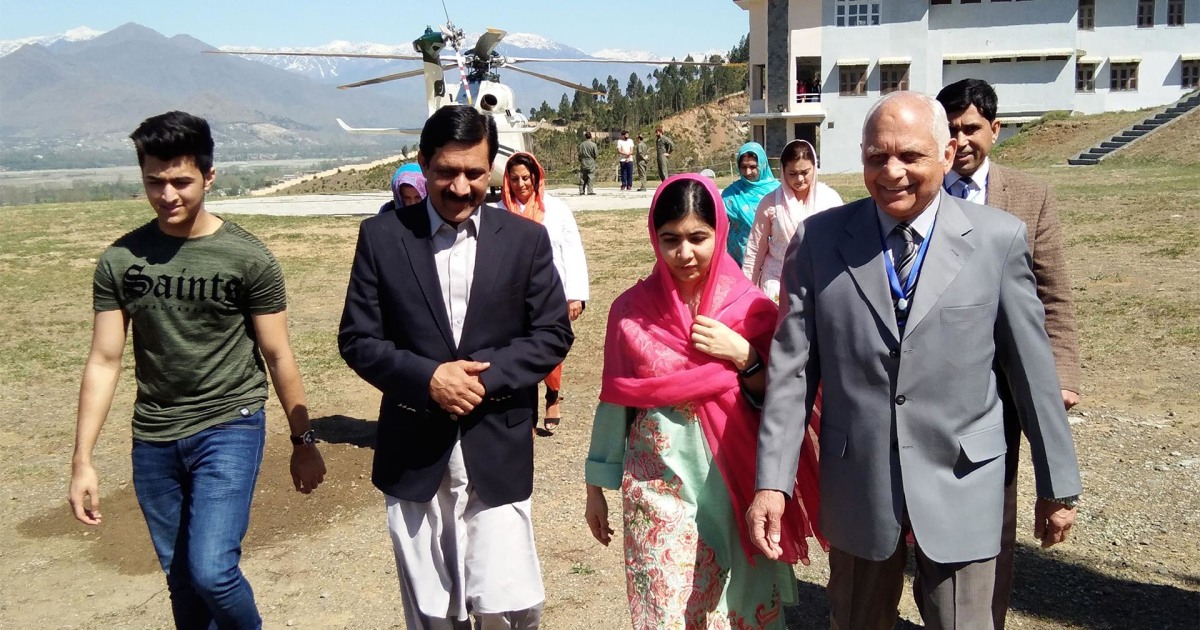 Malala returns to Mingora hometown for first time since being shot