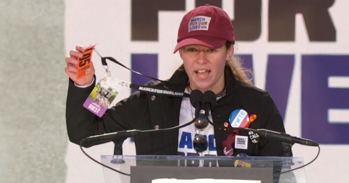 March For Our Lives: Stoneman Douglas student Sarah Chadwick’s speech