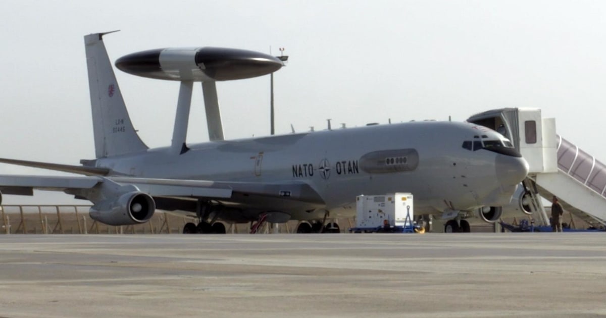 NATO AWACS monitor Syrian airspace in fight against ISIS
