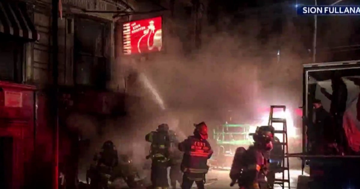 Firefighter killed fighting five alarm fire on New York City movie set