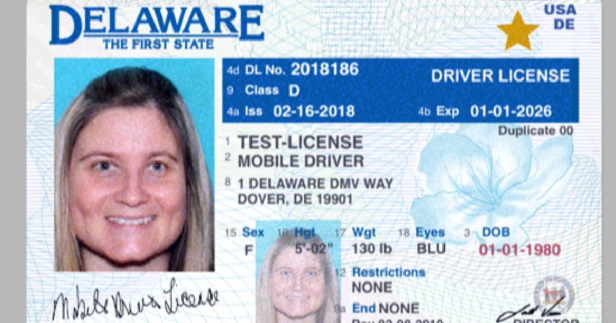Mobile driver’s licenses could be coming to Delaware
