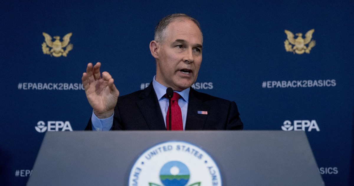 EPA chief Scott Pruitt announces revision process on fuel economy standards