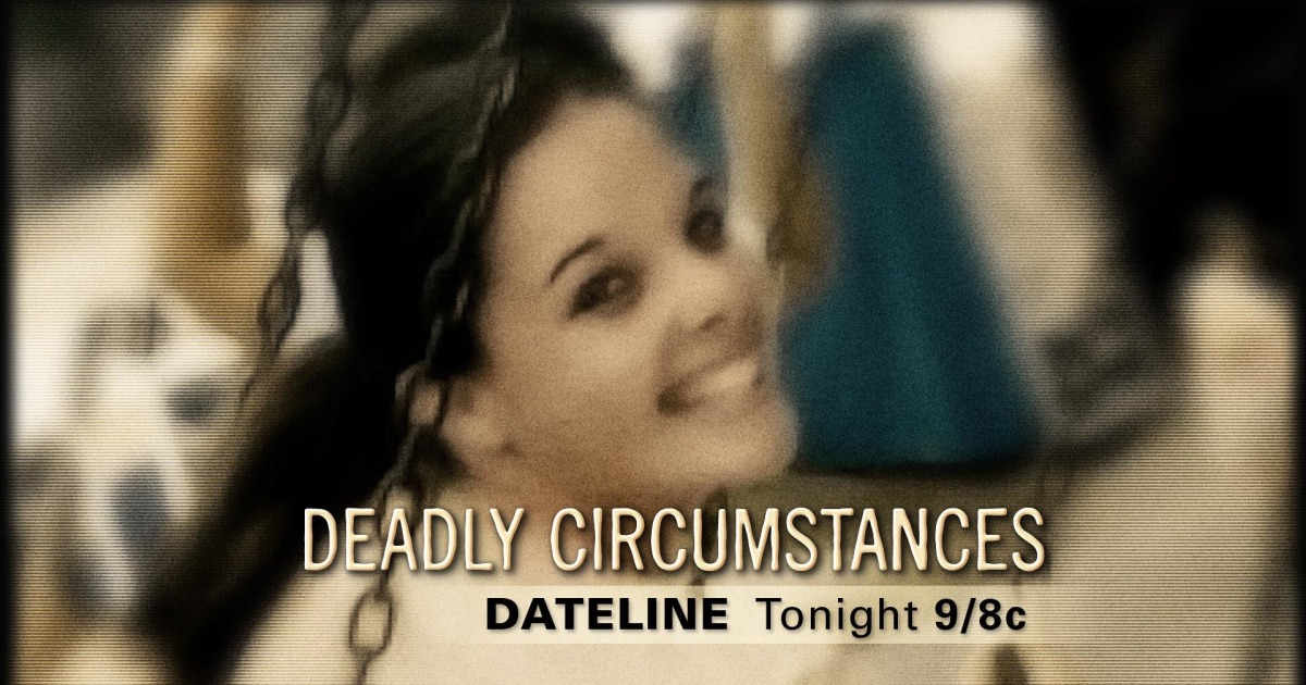 DATELINE FRIDAY SNEAK PEEK: Deadly Circumstances