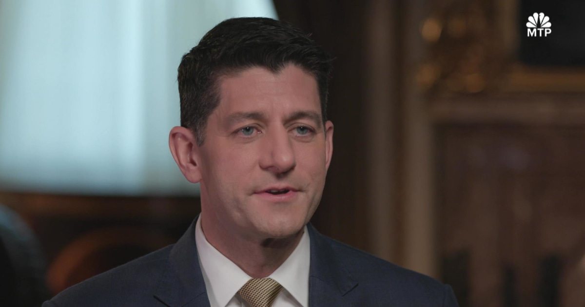 Ryan on Mueller: ‘I don’t think he should be fired’