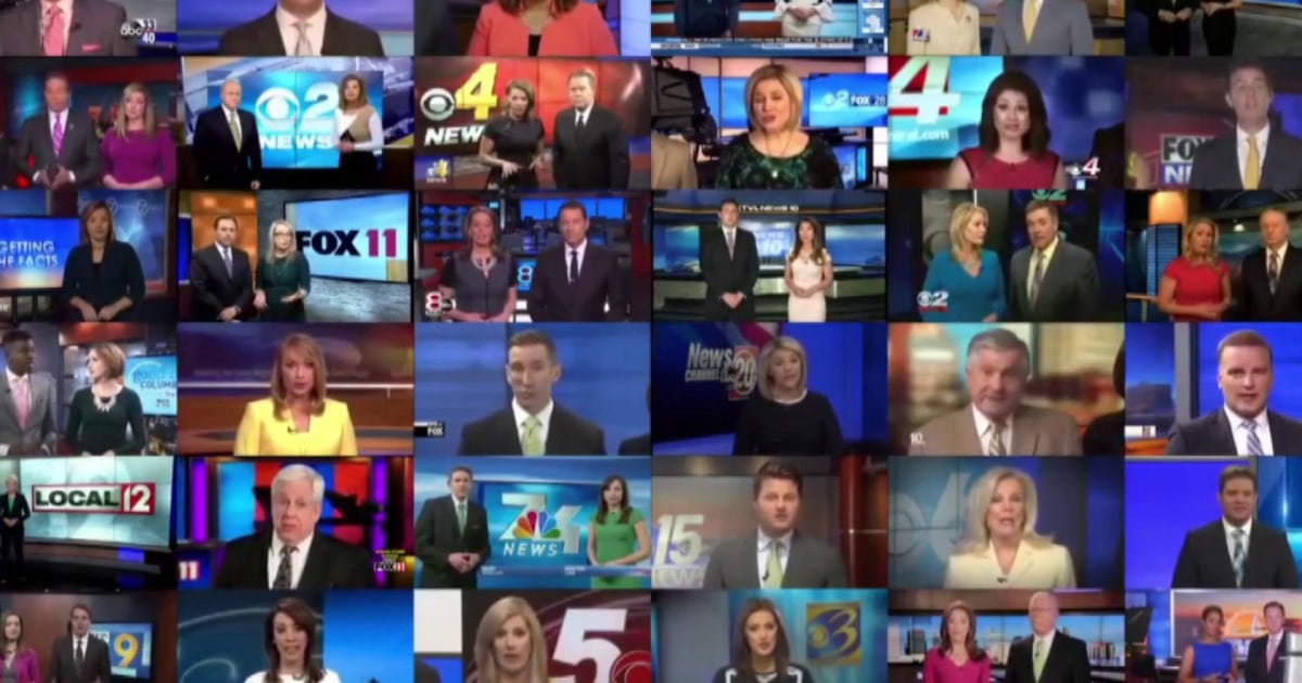 Trump hails Sinclair amidst anchors forced to read media-bashing scripts