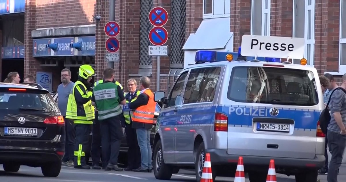 Vehicle drives into crowd in Muenster, Germany killing, injuring several