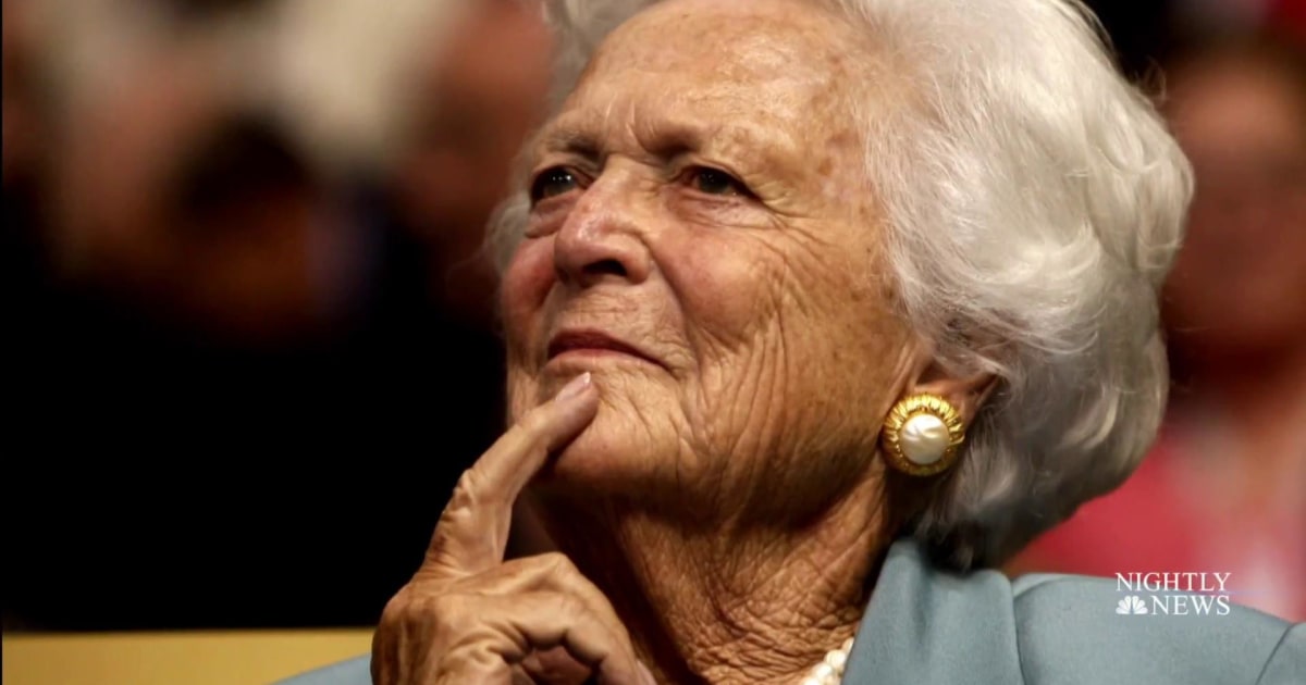 Barbara Bush, in ailing health, focusing on ‘comfort care’