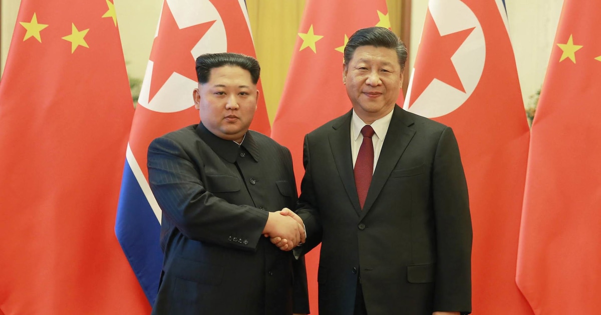 Chinese President Xi Jinping welcomes North Korea's Kim Jong Un in ...