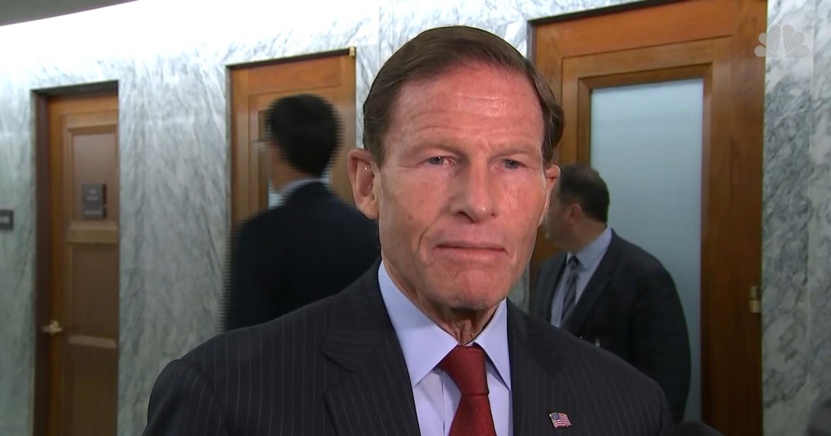 Senator Blumenthal calls for Donald Trump Jr. to testify under oath