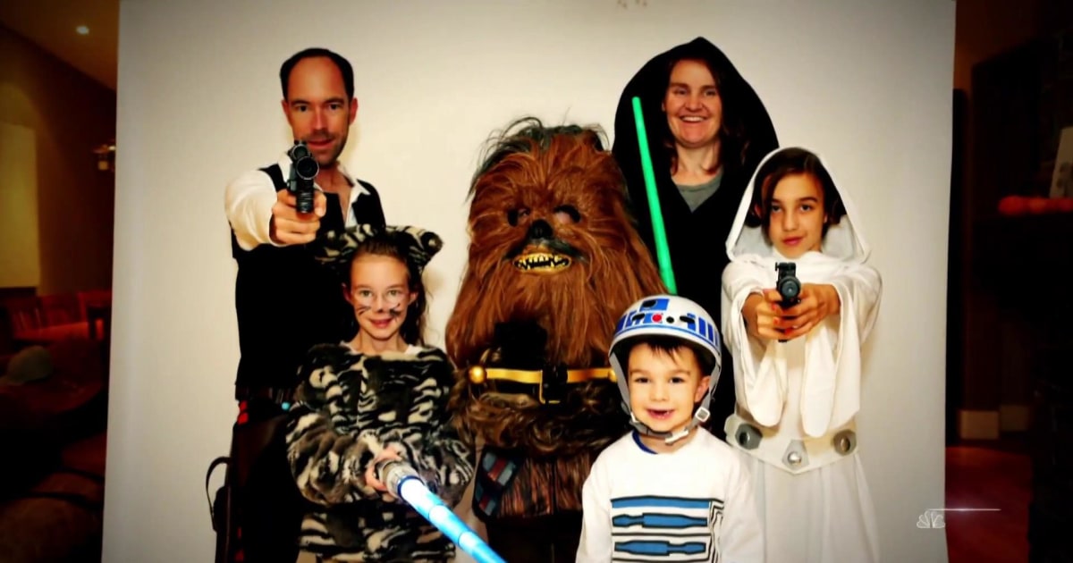 Star Wars-loving family builds massive Millennium Falcon on their roof